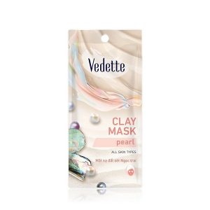 Mặt nạ đất sét ngọc trai Vedette Pearl Vedette Clay Mask - Lá Skin